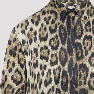Roberto Cavalli Jagaurd Print Shirt - Multicolor