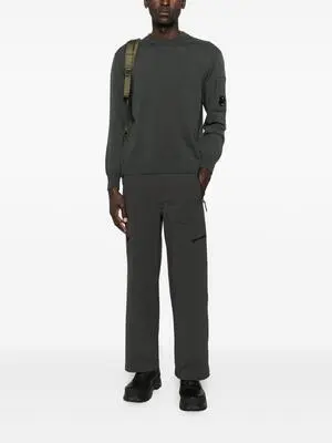 C.P. COMPANY Logo Wool Crewneck Sweater