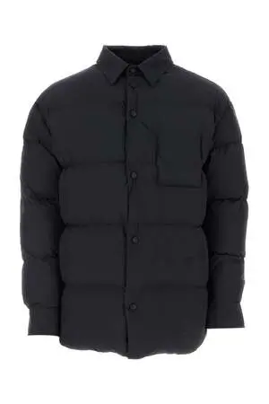 Off-White Polyester Down Jacket - Black
