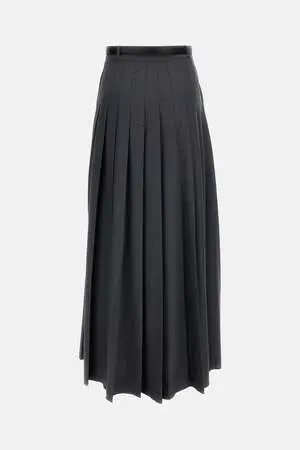 SELF-PORTRAIT Pleated Maxi Skirt