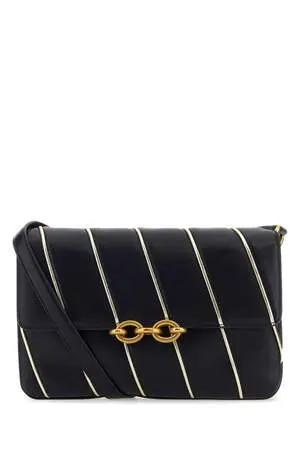 Saint Laurent Two-tone Leather Le Maillon Shoulder Bag - Multicolor