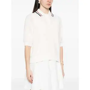 Brunello Cucinelli Neutrals Tops Polo Tops
