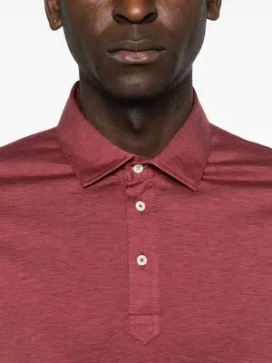 Brunello Cucinelli Silk And Cotton Polo Shirt