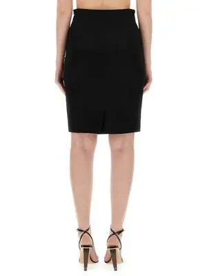 Moschino Embellished Heart Skirt