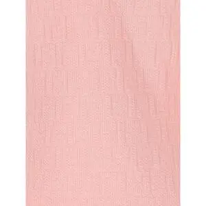 Fendi Short Sleeve Polo Collar Day Dress - Pink