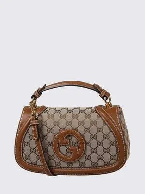 GUCCI Gucci Women Gucci Blondie Medium Gg Fabric And Leather Handbag With Detachable Strap