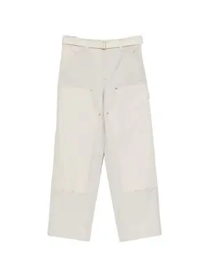 SACAI X CARHARTT WIP Wool Blend Trousers - Multicolor