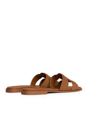 Celine Triomphe Suede Mule - Multicolor
