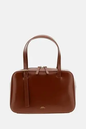 A.p.c. A.P.C. Virginie Smooth Leather Box Bag Multicolor