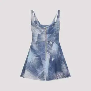 Roberto Cavalli Cotton Mini Dress