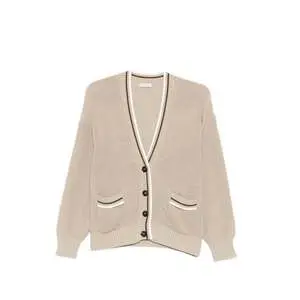 Brunello Cucinelli Neutrals Knitwear Cardigans - Cream
