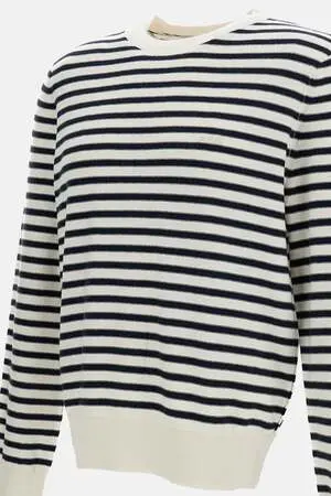 A.p.c. Striped Cotton-blend Pullover - Multicolor