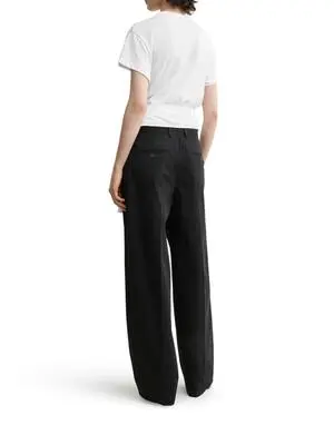 TOTEME Single-pleated Cotton Trousers