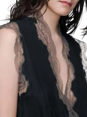 MAISON MARGIELA Silk Midi Dress