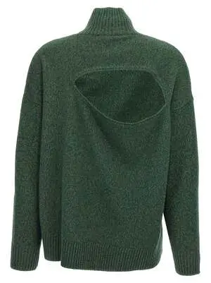 Victoria Beckham Convertible Wool-cashmere Sweater