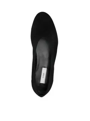 TOTEME Suede Ballerinas - Black