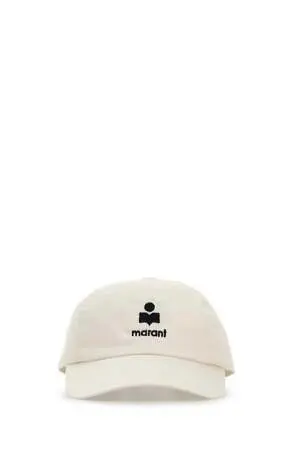 Isabel Marant Étoile Ivory Cotton Tomas Baseball Cap - White