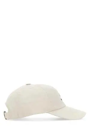 Isabel Marant Étoile Ivory Cotton Tomas Baseball Cap