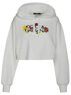 Dolce & Gabbana Cotton Sweatshirt - White