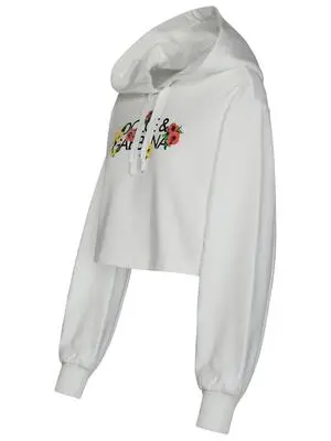 Dolce & Gabbana Cotton Sweatshirt - White