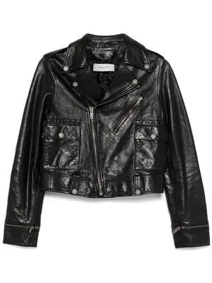 GOLDEN GOOSE Leather Jacket - Multicolor