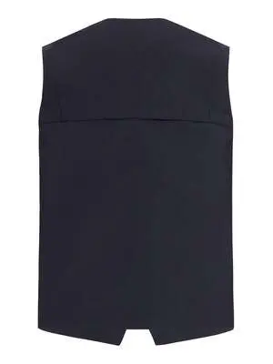 Stone Island Technical Vest With Double-slider Zip