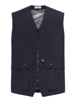 Stone Island V Neck Vests For Men