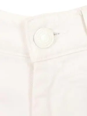 AMI Paris Cotton Twill Shorts - White