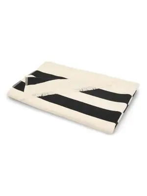 AMI Paris Striped Beach Towel