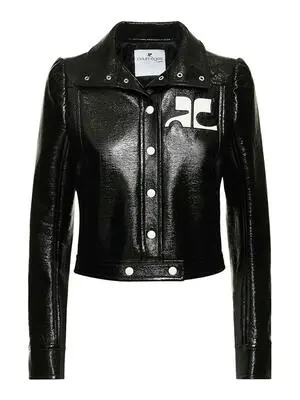 COURREGES Reedition Vinyl Jacket - Black