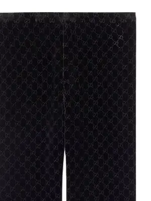 Gucci Gg Velvet Trousers - Multicolor