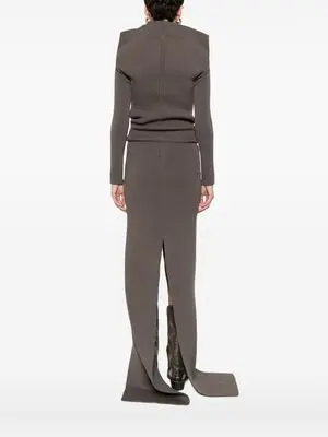 Rick Owens Wool Off-shoulder Sweater