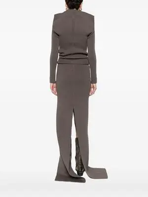 Rick Owens Wool Off-shoulder Sweater - Multicolor