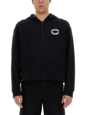 Moschino Zip Up Sweatshirt