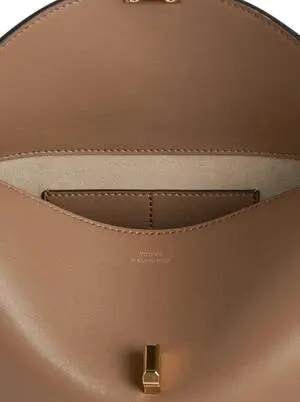 TOTEME T-lock Leather Clutch