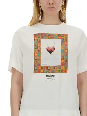 Moschino Heart Print T-shirt