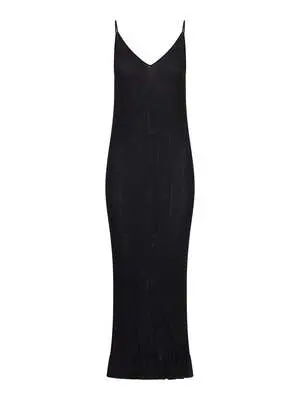 JIL SANDER Dress With Ruffles At The Bottom - Black