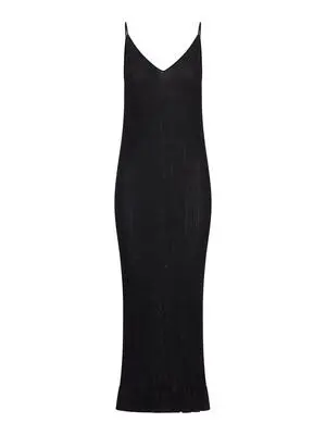 JIL SANDER Dress With Ruffles At The Bottom - Black