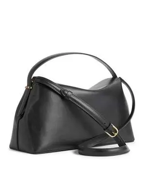 TOTEME T-lock Handbag In Smooth Calfskin - Black