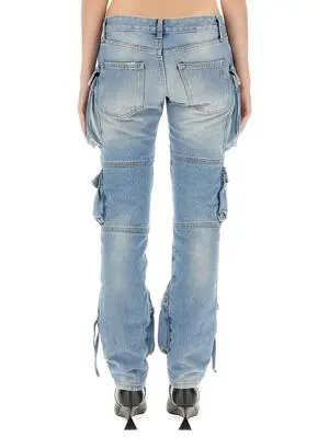 Attico Cargo Jeans - Blue