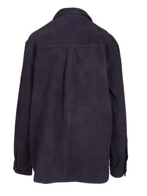 BLAZÉ MILANO Suede Shirt - Blue