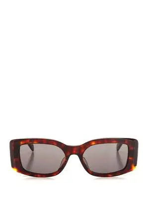 Celine Triomphe Xl Acetate Sunglasses - Red
