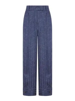 Giorgio Armani Button Detailed Bottoms For Women