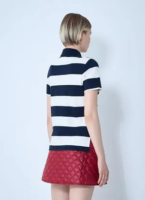 Moncler Striped Polo Shirt