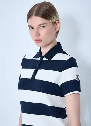 Moncler Striped Polo Shirt