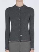 Thom Browne Rib-stitch Merino Wool Cardigan - Multicolor