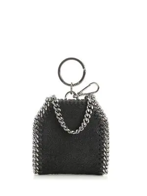 Stella McCartney Falabella Airpods Case Keychain - Black