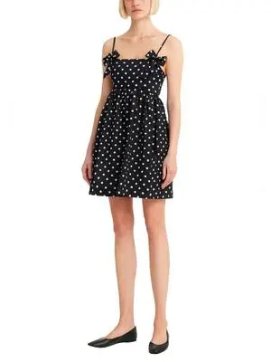 GANNI Polka Dot Mini Dress