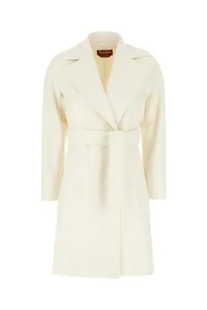 Max Mara Belted Overcoat - Multicolor