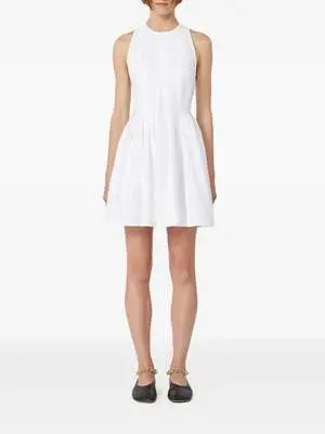 Sportmax Sleeveless Washed Cotton Mini Dress